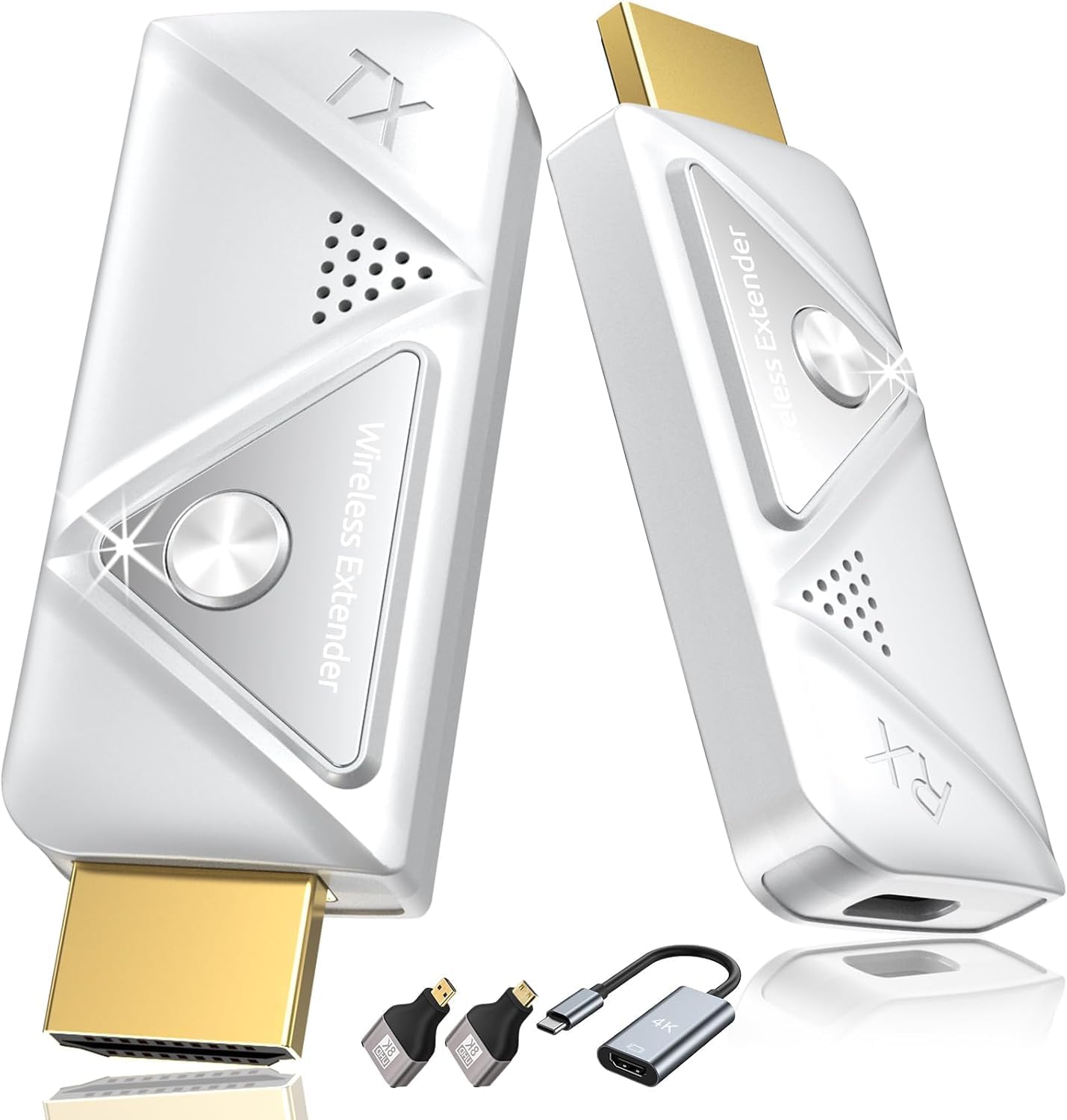 Amazon.com: Wireless HDMI Transmitter and Receiver 100ft/30m,4K Decode ...