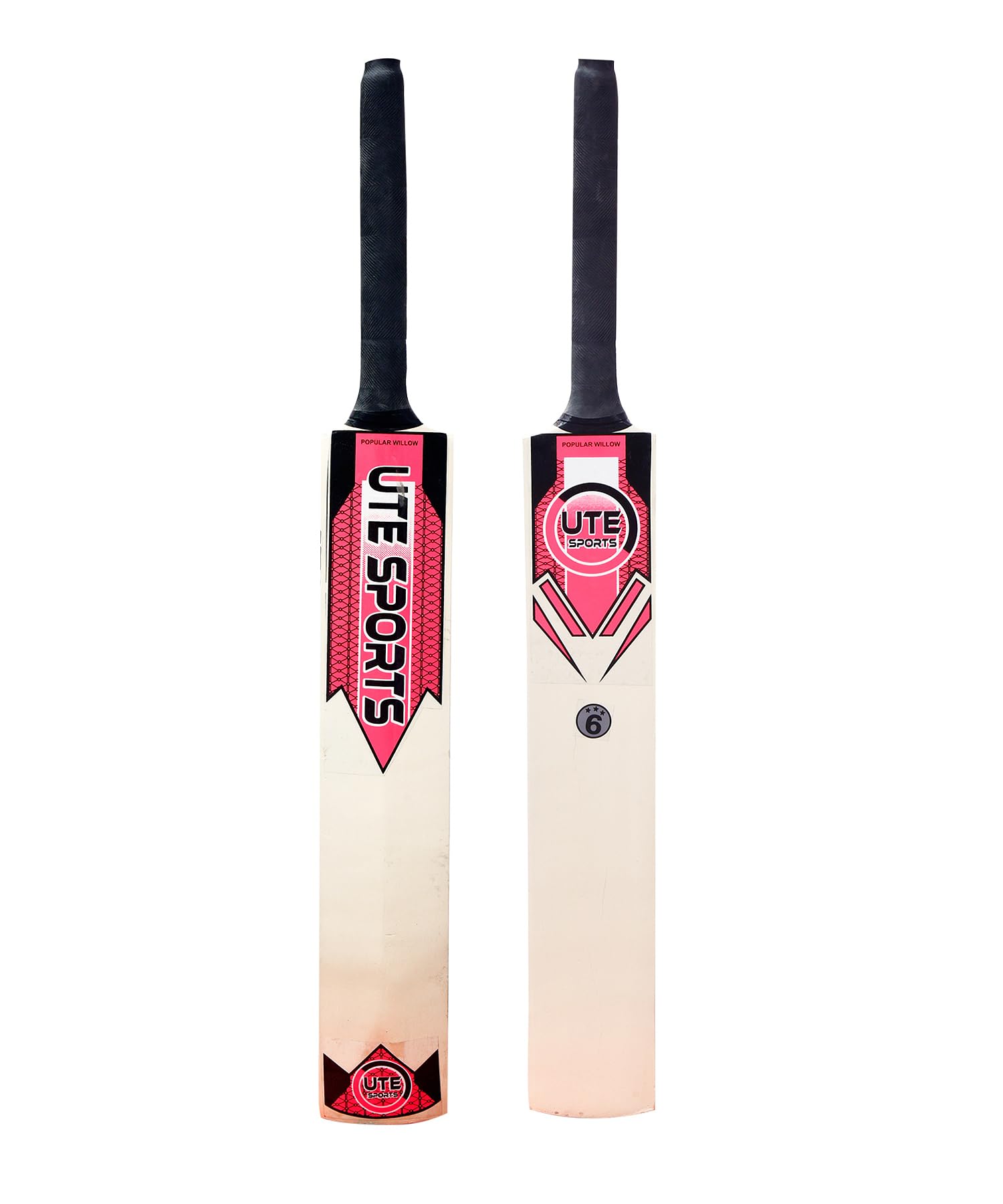 UTE Kids Wooden Cricket Bat, with 1 Tennis Ball Poplar Willow Bat ...