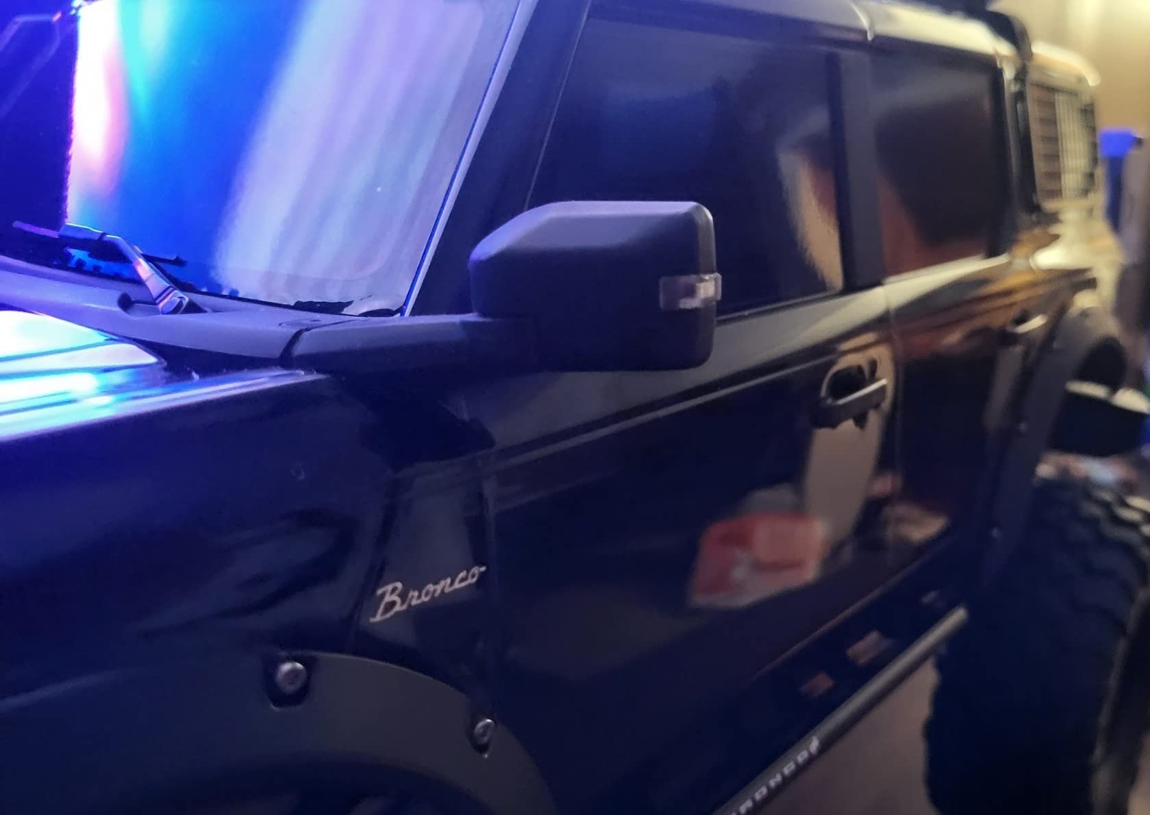 Amazon.com: RC Car Rearview Mirror with Light for 1/10 Crawler Truck ...