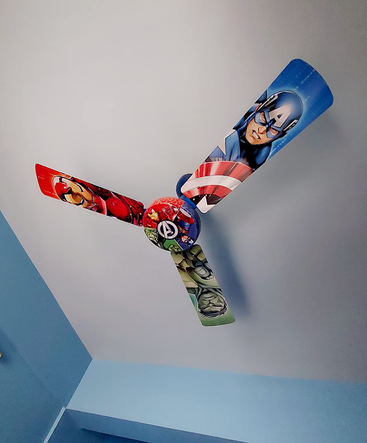 Buy Bajaj Disney Avengers 1200 mm Ceiling Fan, Multicolour Online at ...