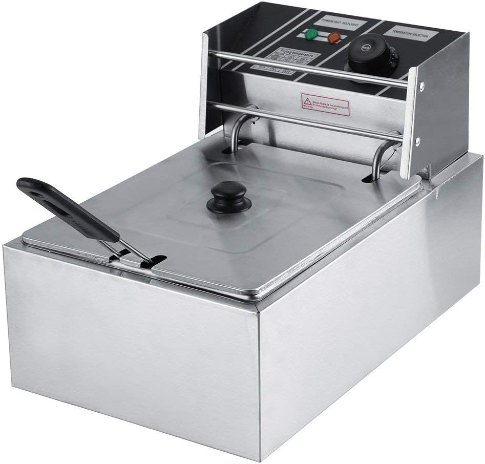 Kobbey Electric Deep Fryer 6 Litre Copper Heater 2500W Variable ...