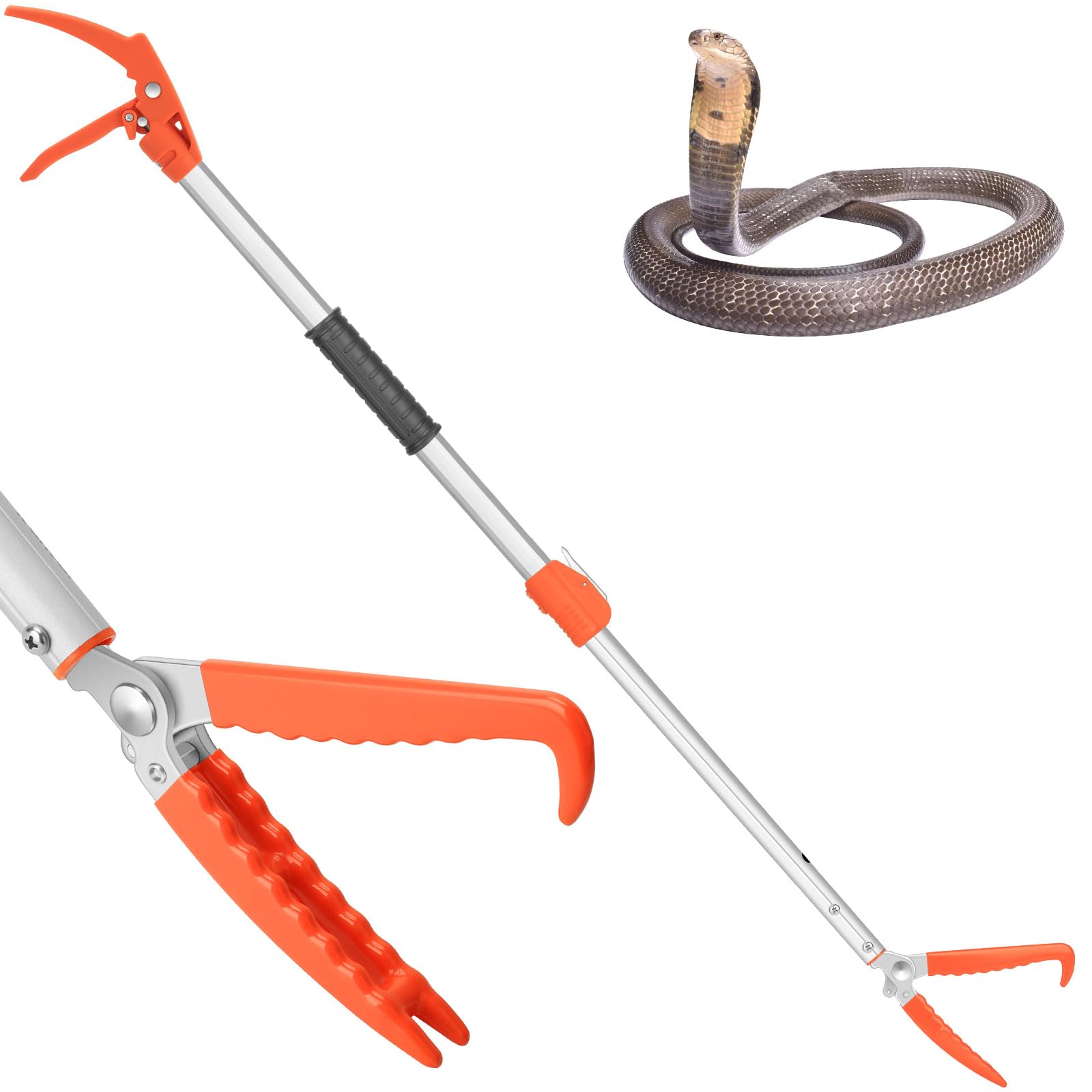 Snapklik.com : Kalkal 60" Snake Grabber Tool, Professional Aluminum ...