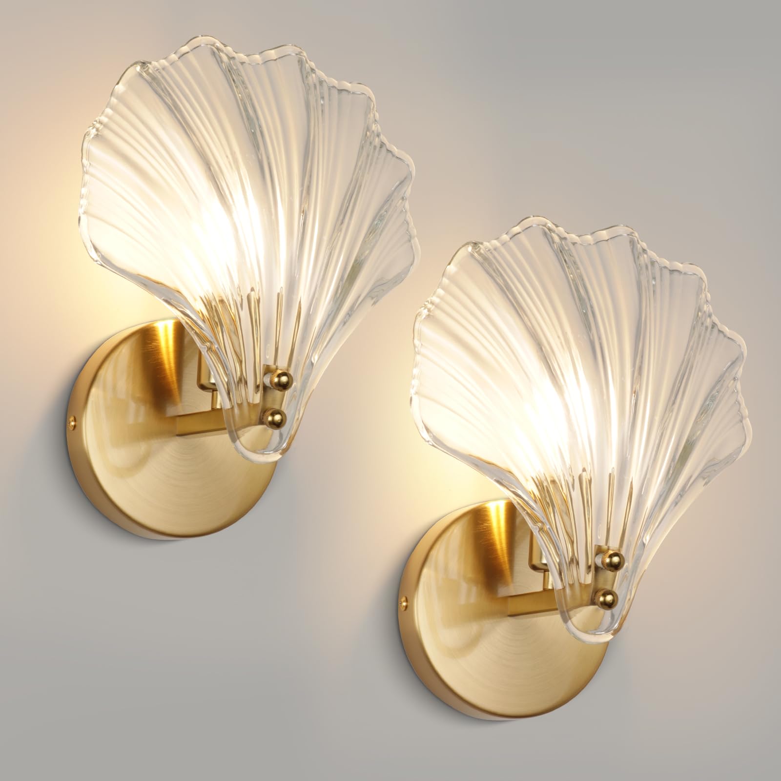 Shell Glass Bathroom Light Fixtures Hinkley Coral 24 3/4" Wide Shell