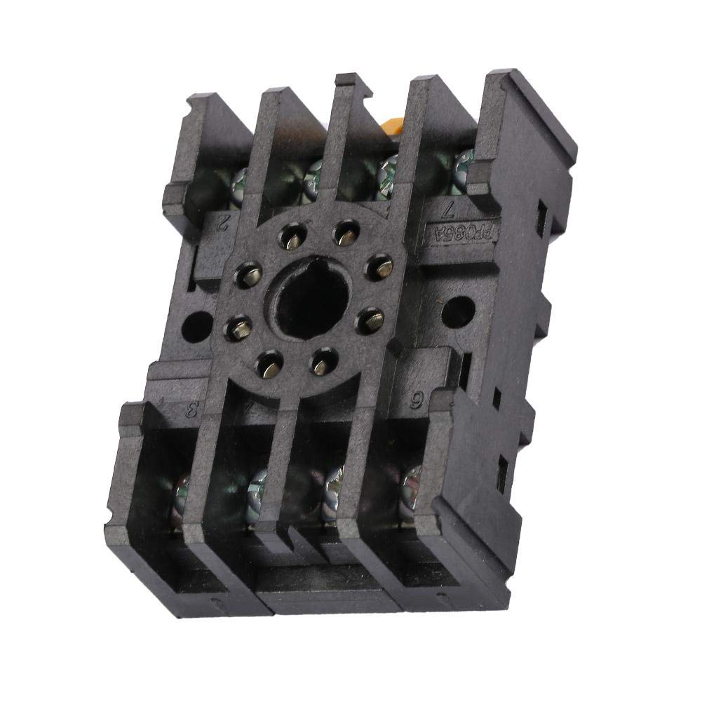 Buy 8 Pin Relay Socket Base Holder, PF085A 300V 7A Power Timer Relay ...