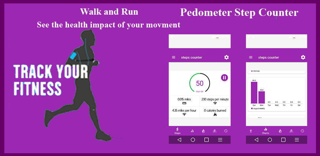 Steps Counter-Fitness & Calorie Counter Pedometer:Amazon.com:Appstore ...