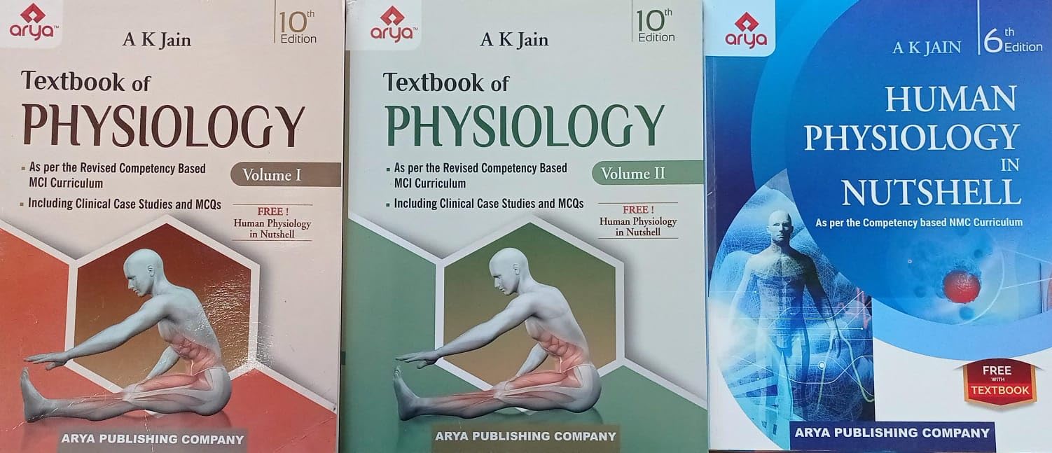 Amazon.in: Buy Textbook Of PHYSIOLOGY Volume 1&2 With HUMAN PHYSIOLOGY ...