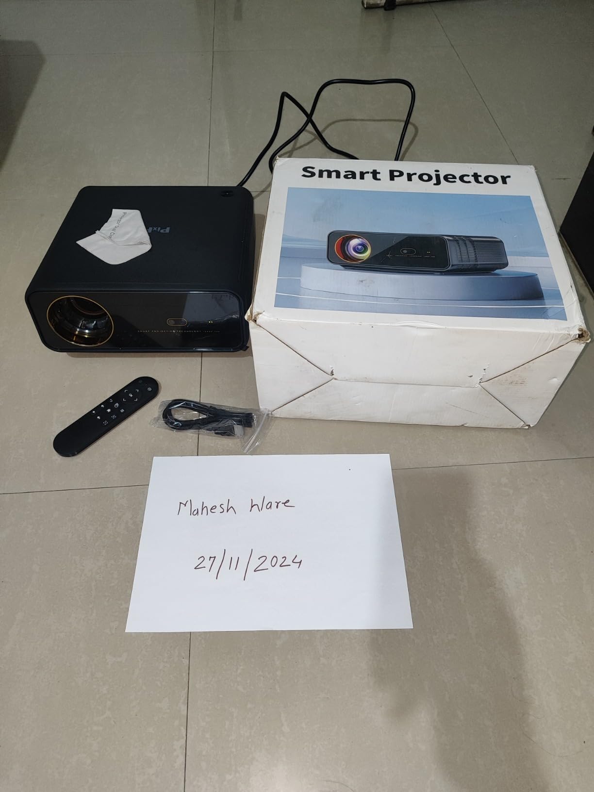 PIXPAQ Apex (Japan) Projector 1080P Native Full Hd Home Projector, 4K ...