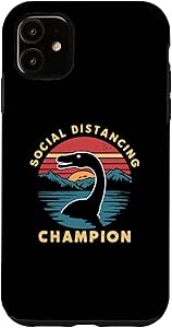 Amazon.com: iPhone 11 Loch Ness Monster Social Distancing Champion, Cryptid Nessie Case : Cell ...
