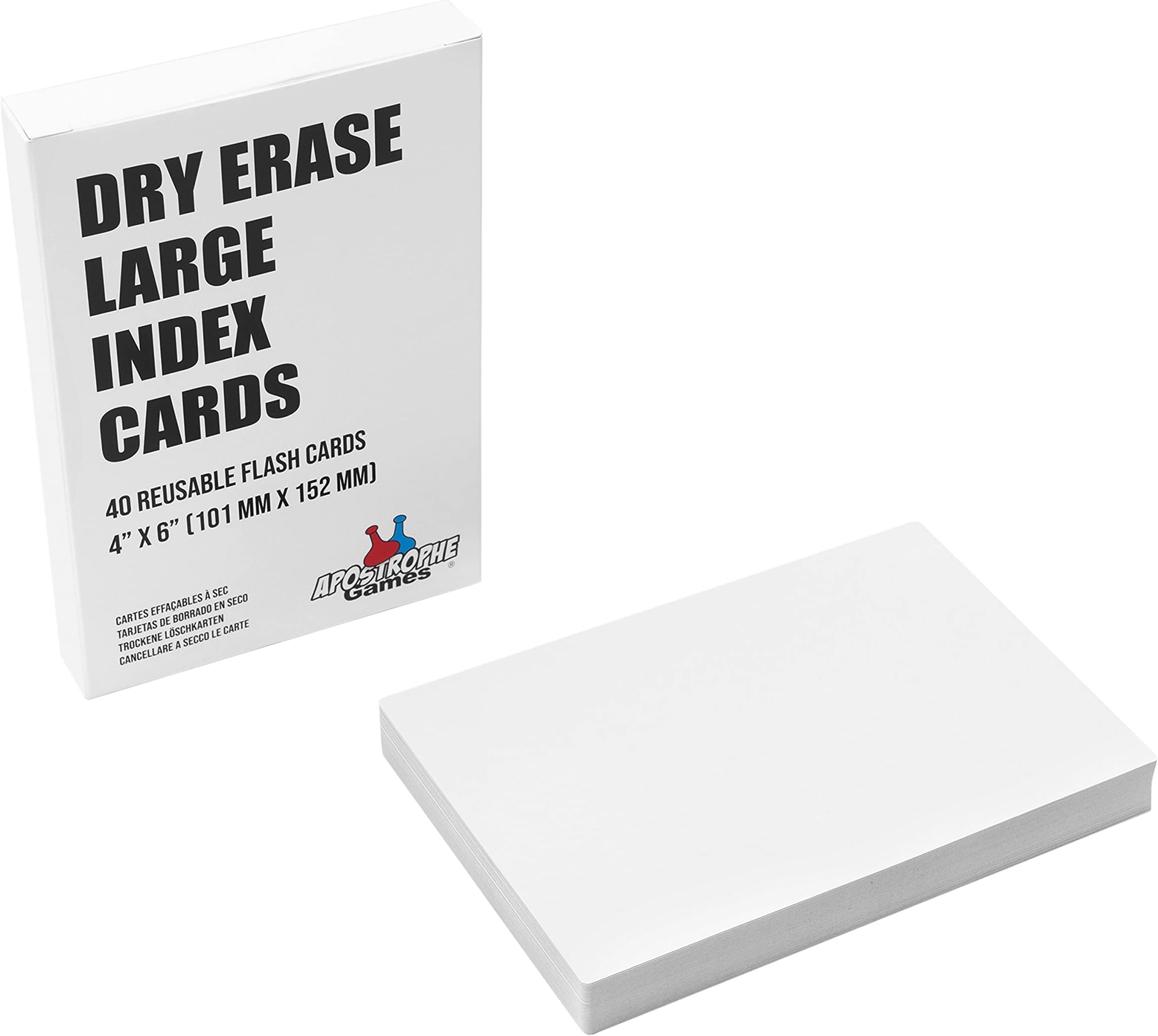 Dry Erase Index Cards - Reusable Flash Cards (4" x 6") : Amazon.in ...