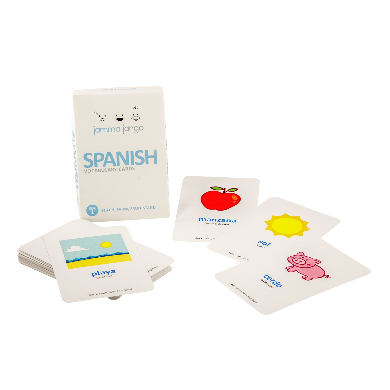 Amazon.com: Jamma Jango Bilingual Learn Languages - 34 Durable, Coated ...