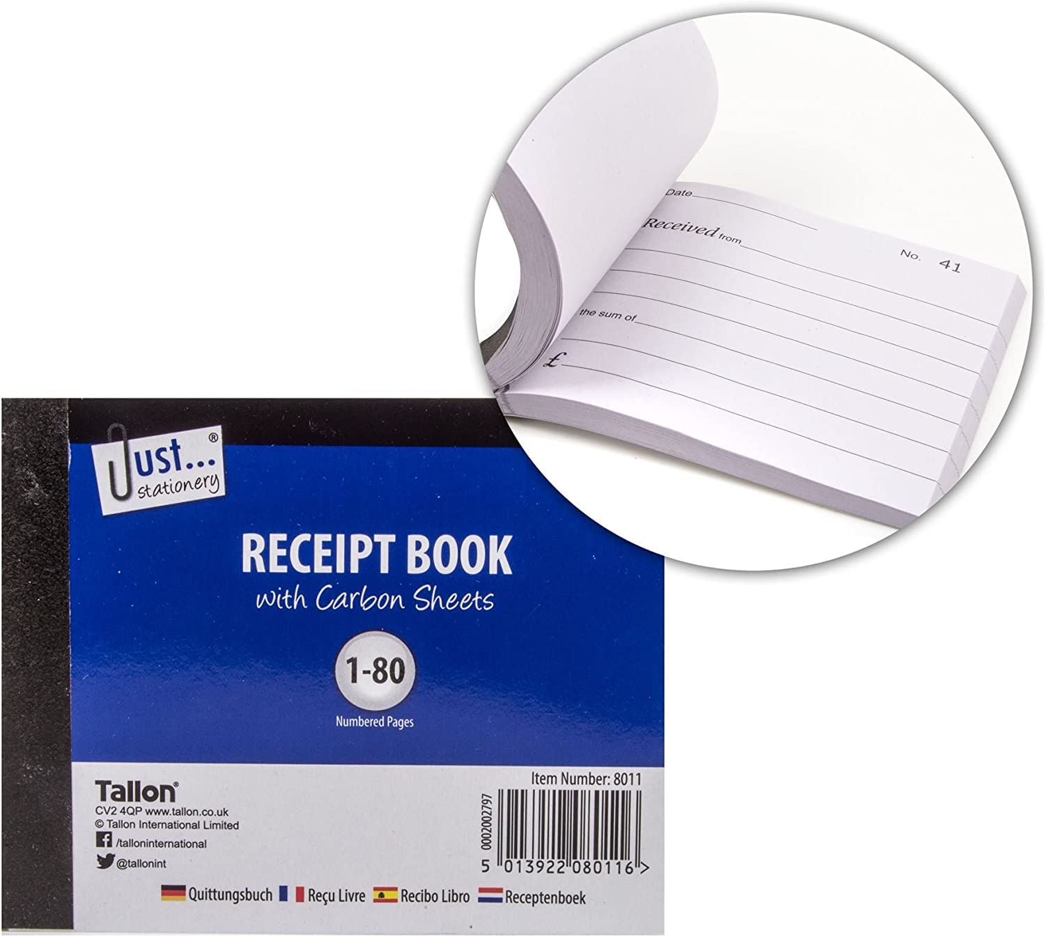 Invoice Book 24 Packs Of With Carbon Sheets 1 U2013 80 Pages Nubered ...