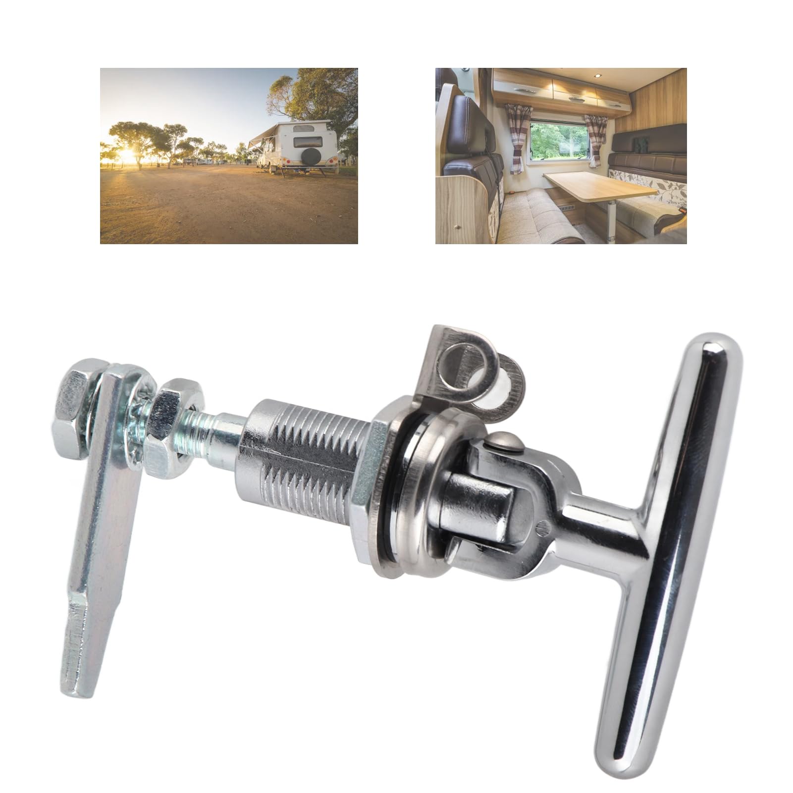 Folding T Handle Lock, Metal T Handle Latches Lock Impact Car Security ...