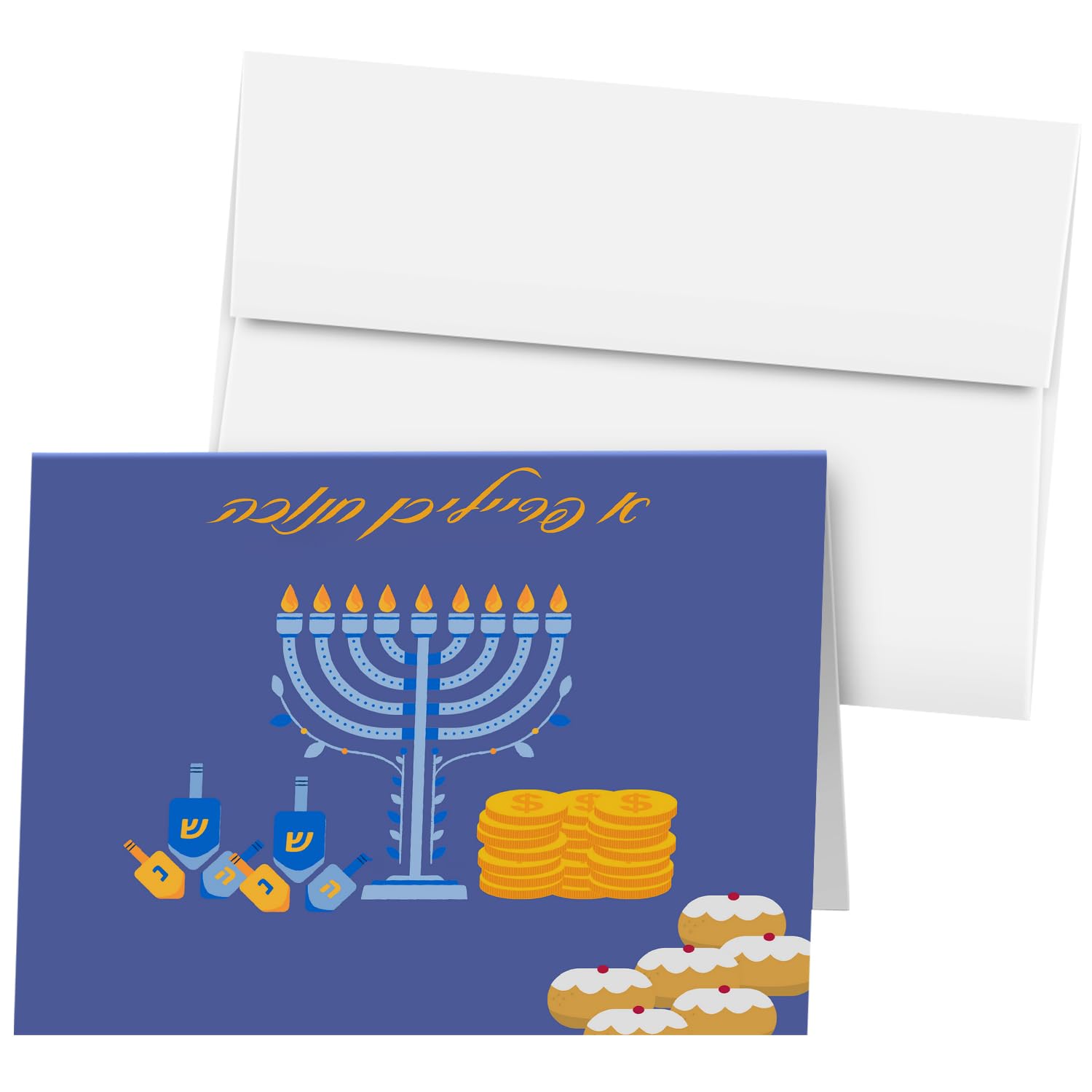 Snapklik.com : A Freilichen Chanukah Hanukkah Greeting Cards And ...