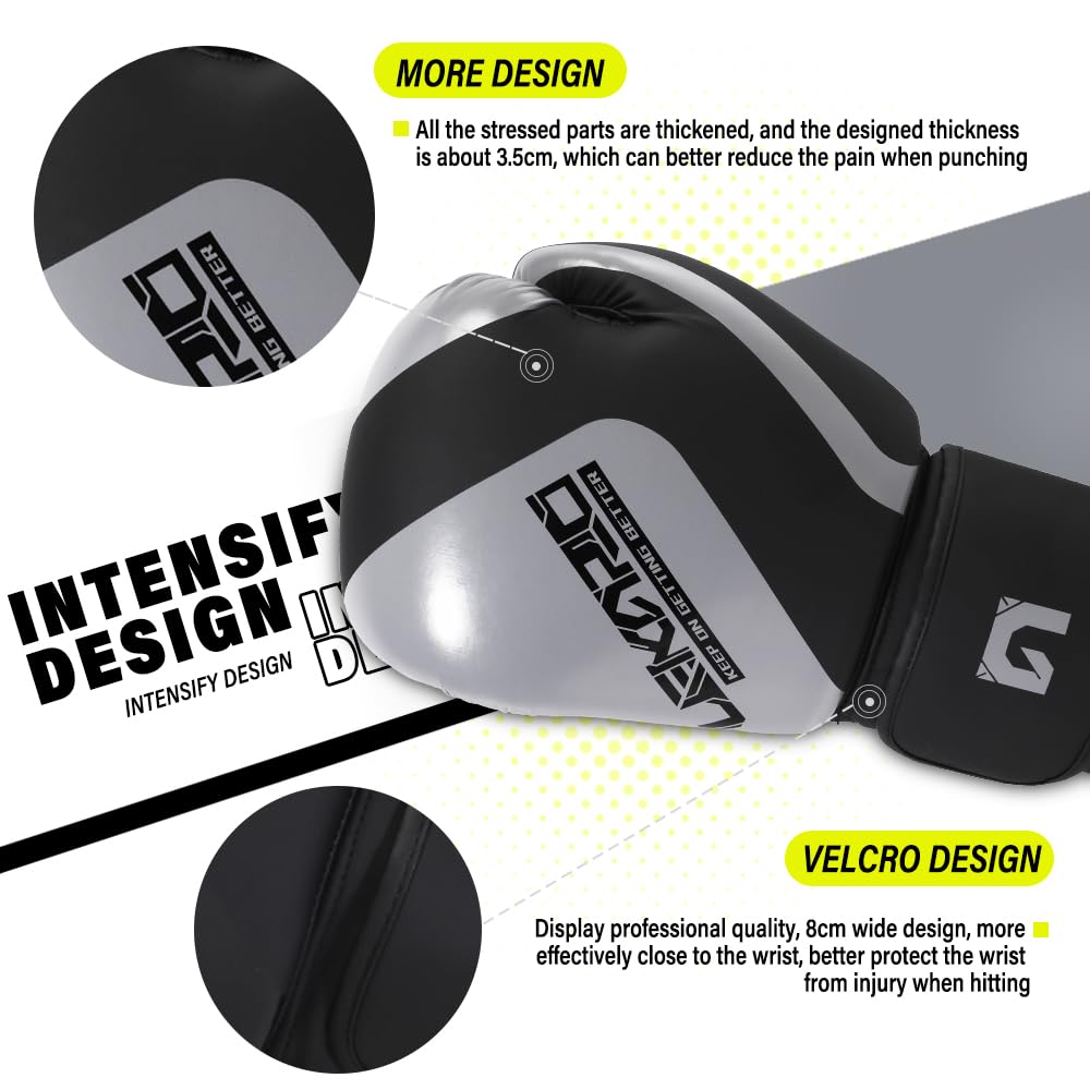 Snapklik.com : LEKARO Boxing Gloves,Boxing Training Gloves Men And ...