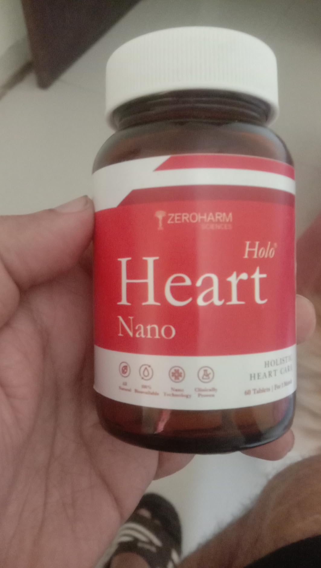 Buy ZEROHARM Holo Heart tablets | Plant-based | Men & women heart ...