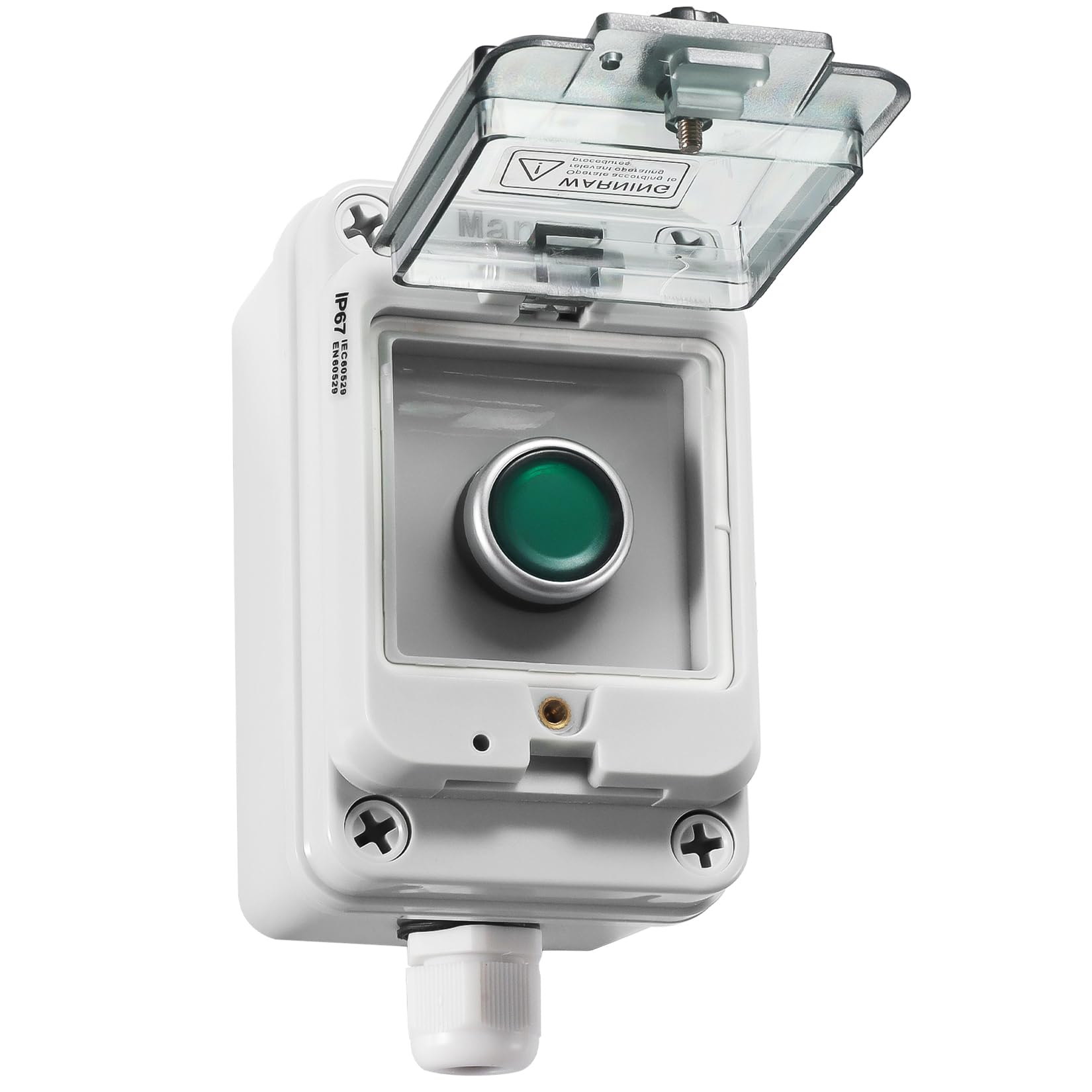 Snapklik.com : Push Button Box Push Button Switch Station Box Momentary ...