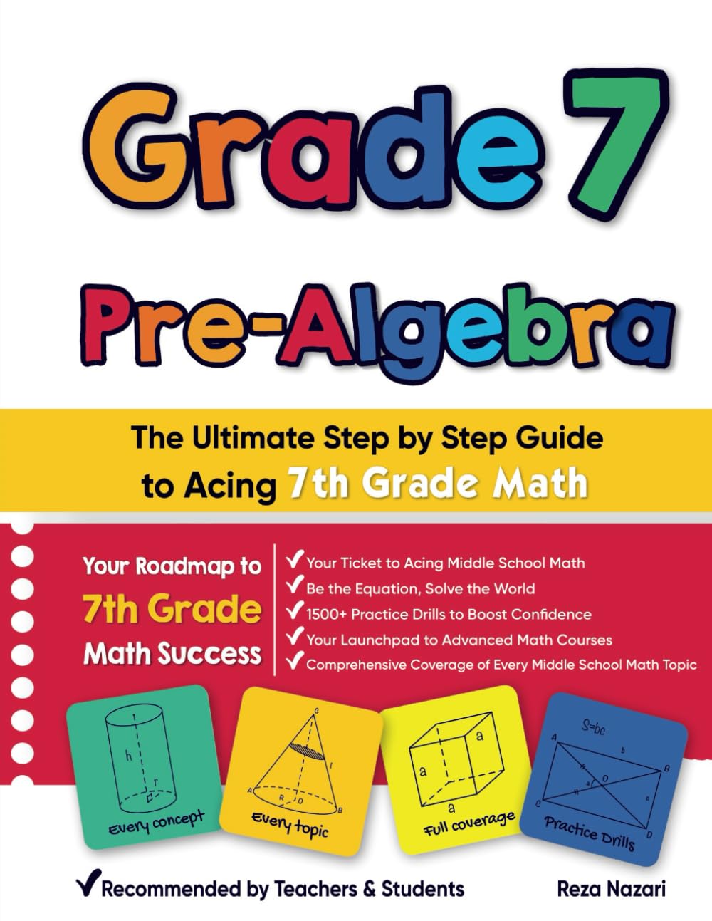 Amazon.com: Grade 7 Pre-Algebra: The Ultimate Step by Step Guide to ...