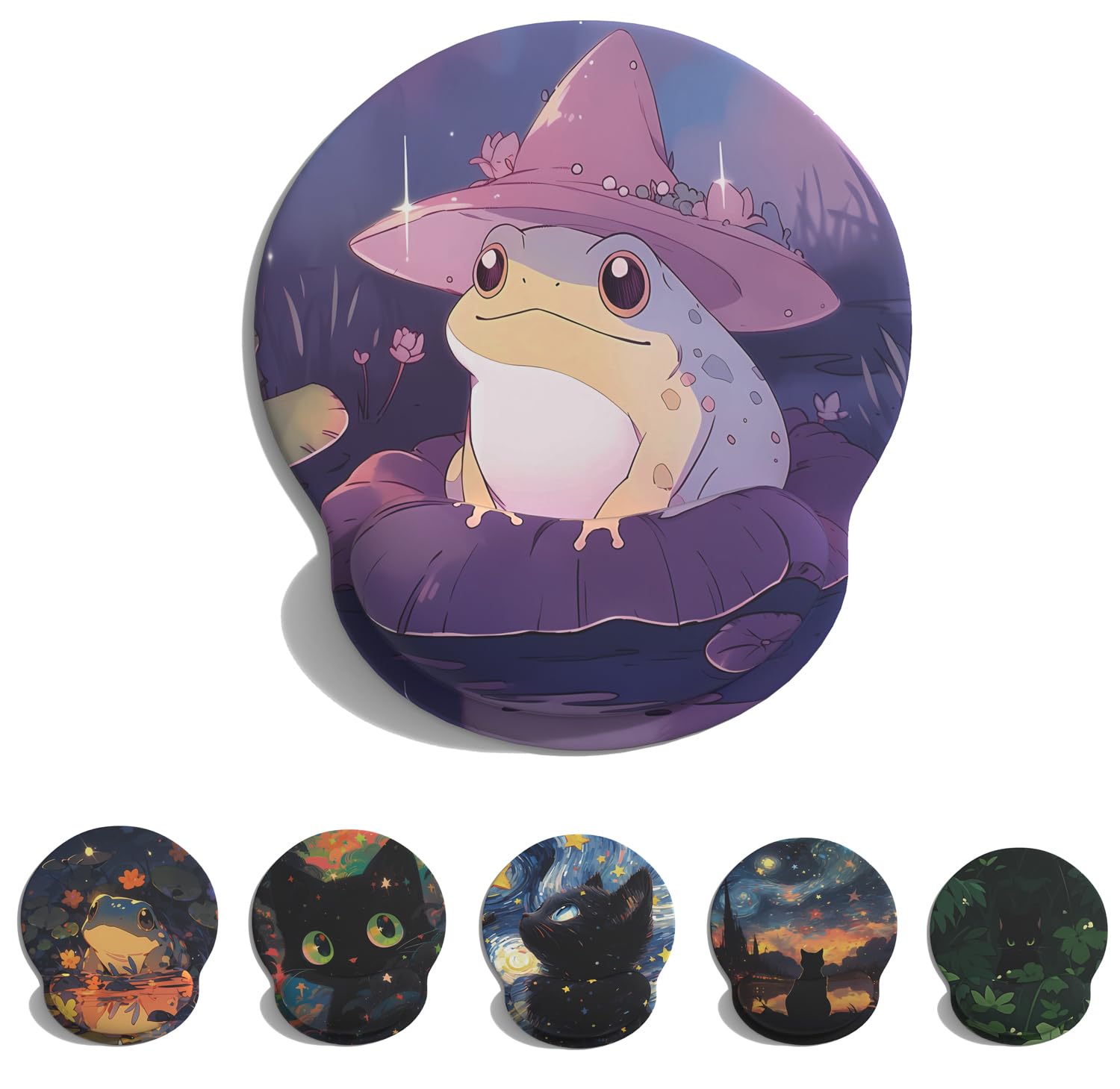 Amazon.com: Ergonomic Cute Frog Mouse Pad, Designed to Alleviate Wrist ...