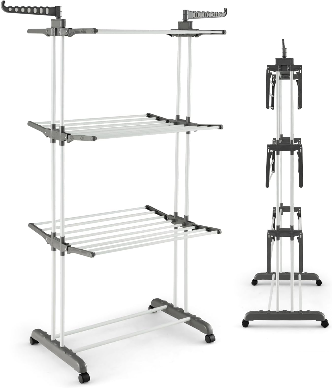 Amazon.com: Greenway Indoor Outdoor Drying Rack with Mesh Shelf ...