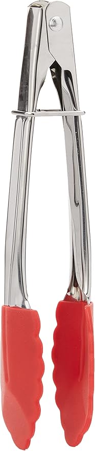 Maxwell & Williams Grabbers Mini Tongs 18cm Silicone Red : Amazon.com ...