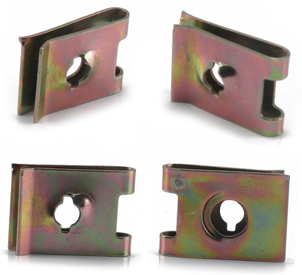 Amazon.com: SEWOART 50pcs U Style Spring Nut Spire Clips Motorcycle ...