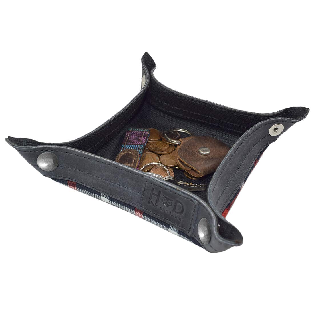 Amazon.com: Hide & Drink, Waxed Canvas Catchall Jewelry Change Keys ...