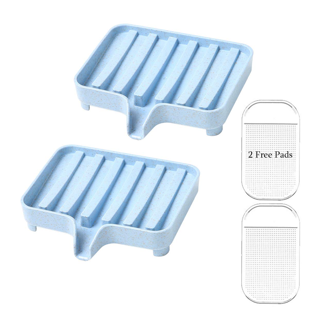 Draining Soap Dish Soap Saver Sponge Holder, Soap Container with ...