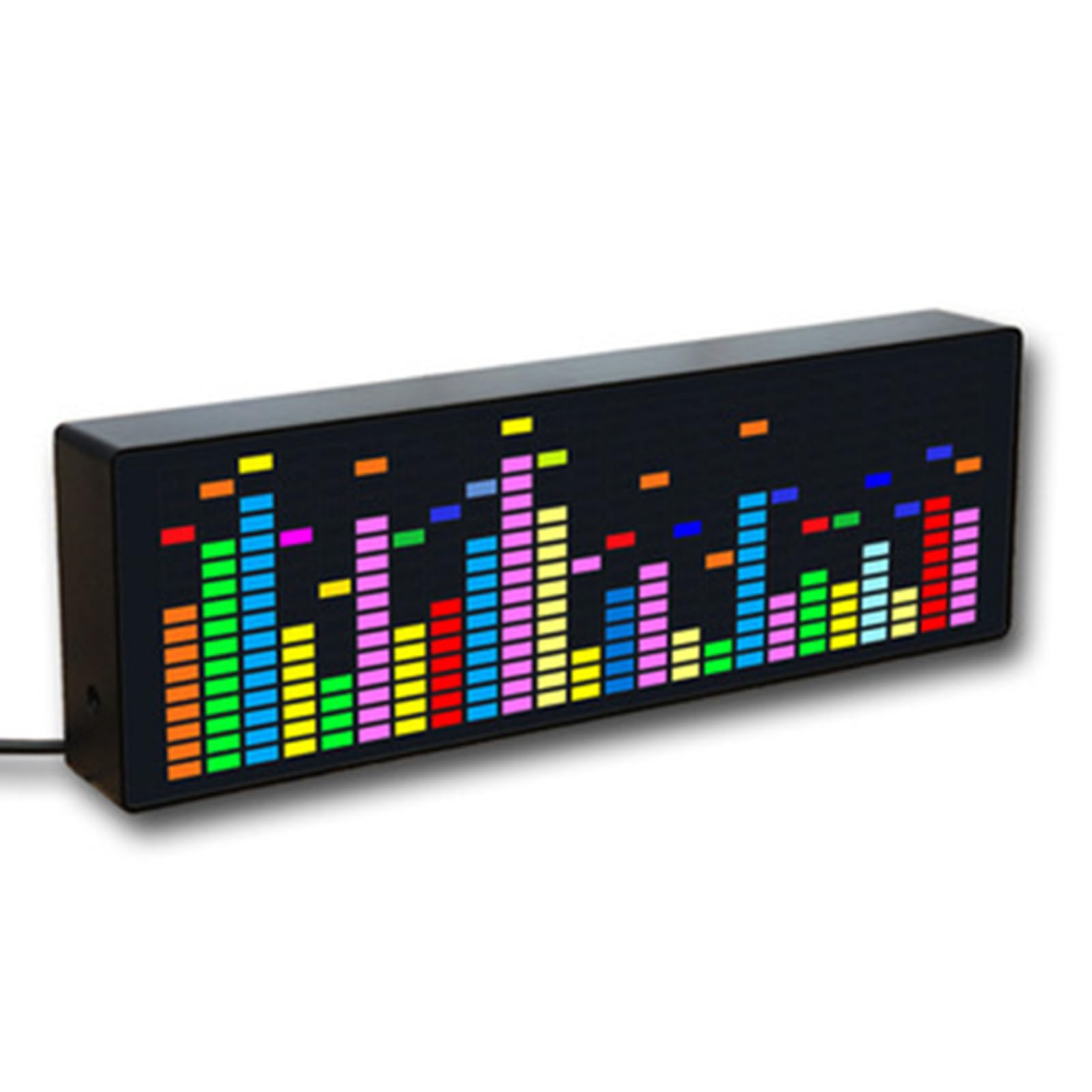 Music Spectrum Clock 384 Rgb Led Digital Music Audio Spectrum ...