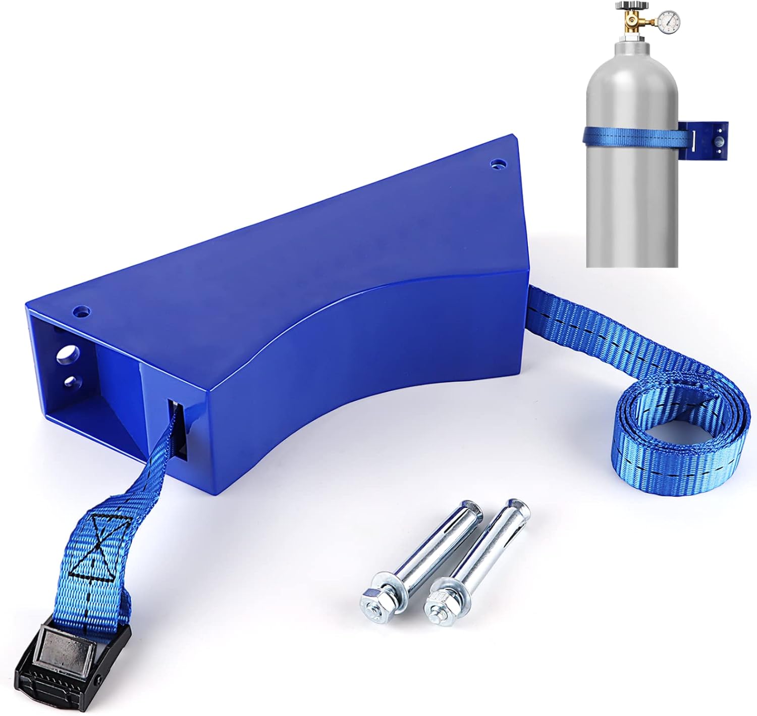 Amazon.com: Gas Cylinder Wall-Mounted Bracket, Propane Tank Holder with ...