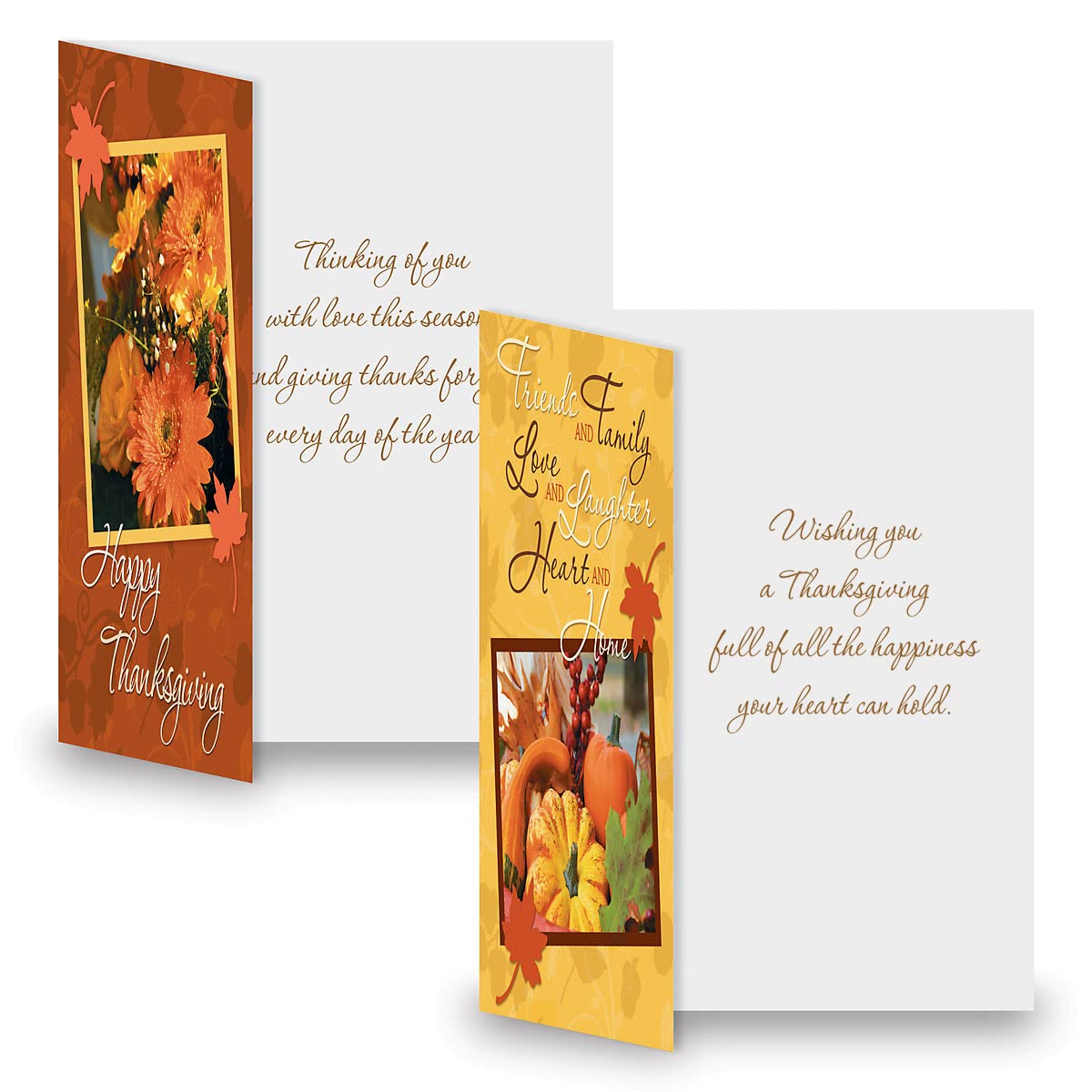 Snapklik.com : Current Photo Thanksgiving Greeting Cards Set - Themed ...