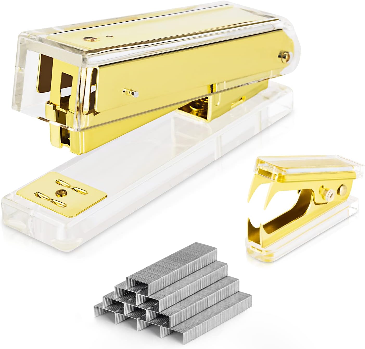 Amazon.com : Deli Stapler, Golden Stapler, Desktop Stapler Office ...