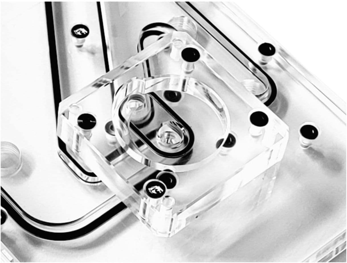 Amazon.com: Bykski Distro Plate for Lian Li PC-O11 w/MINI/M-ATX Motherboards - PMMA w/ 5v ...