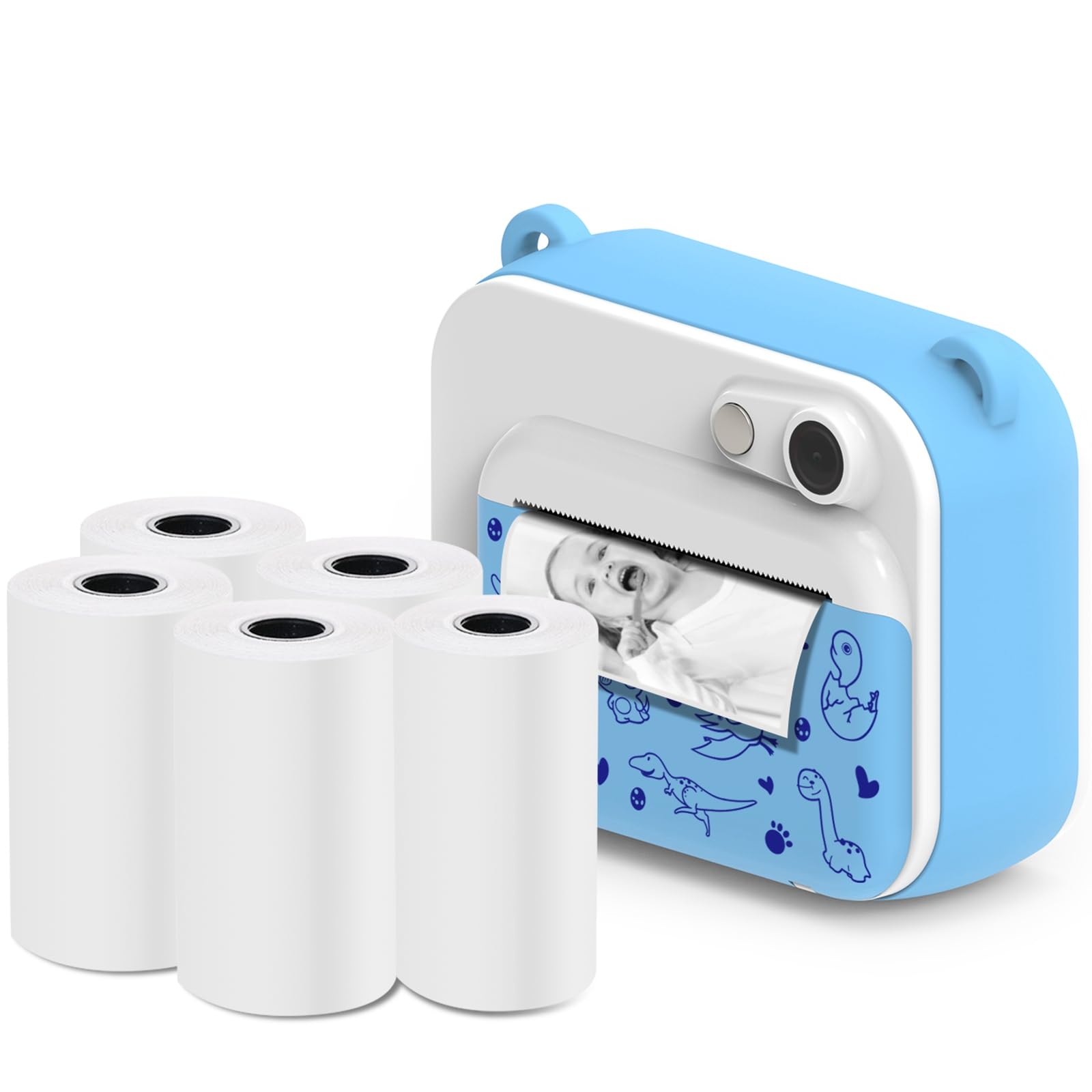 Printing Paper for Kids Instant Print Camera, 5 Rolls of Instant ...