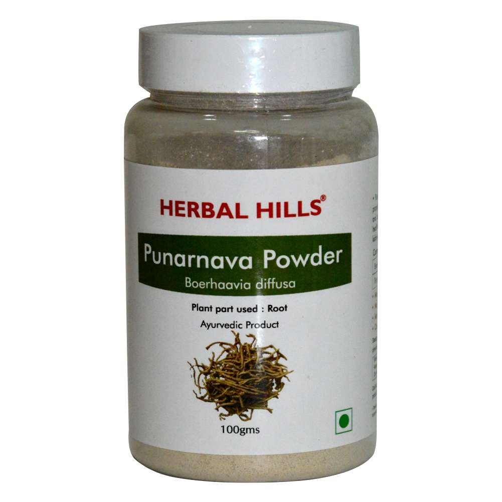 HERBAL HILLS Punarnava Root Powder, Boerhavia Diffusa, Natural, 100 g ...