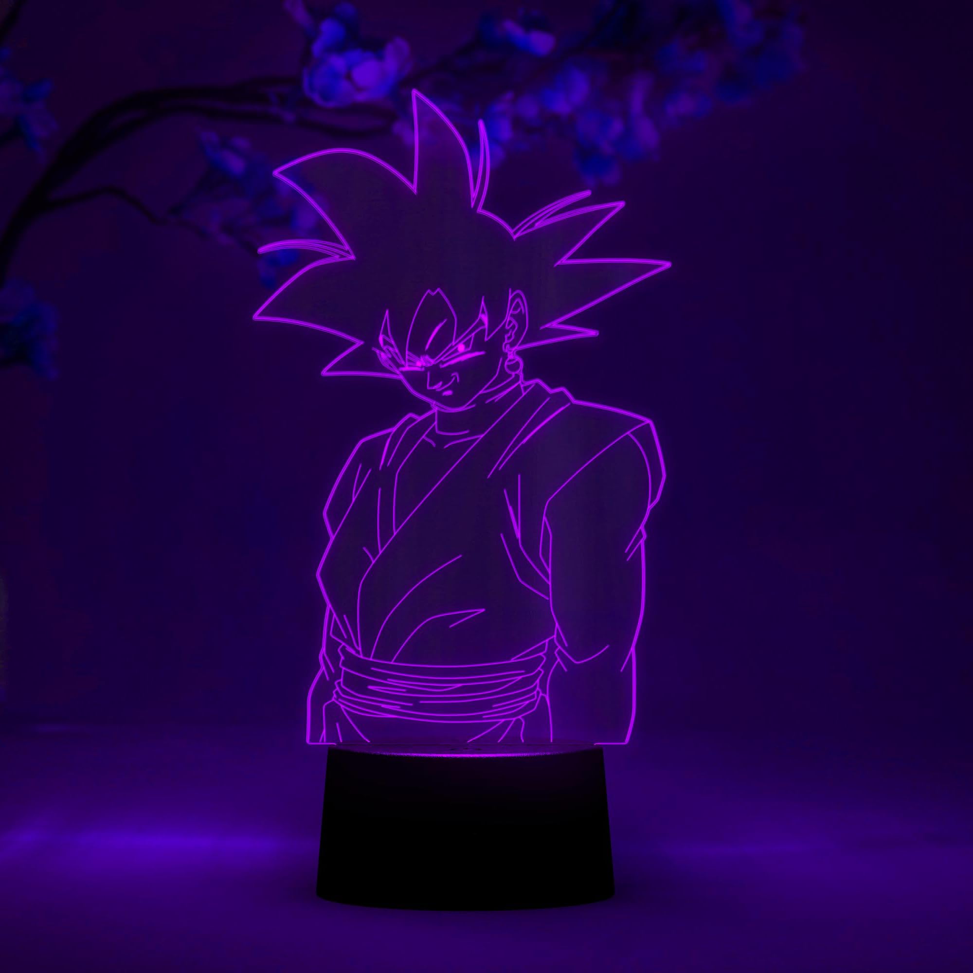 Otaku Lamps Goku Black Dragon Ball Super – Anime Lamp Figure Night ...
