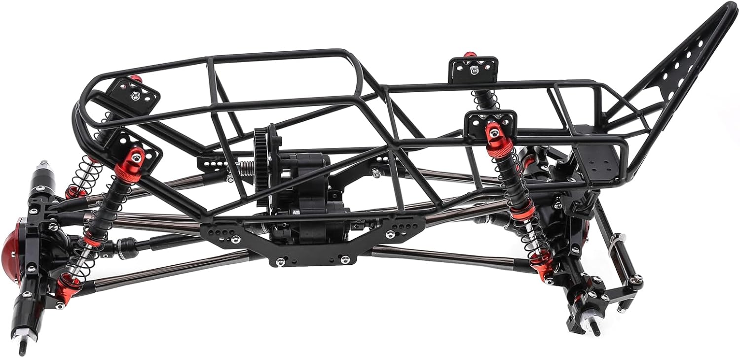 Amazon.com: HUIOP Car Chassis Frame Metal Pipe Rack Climbing Car Pipe ...