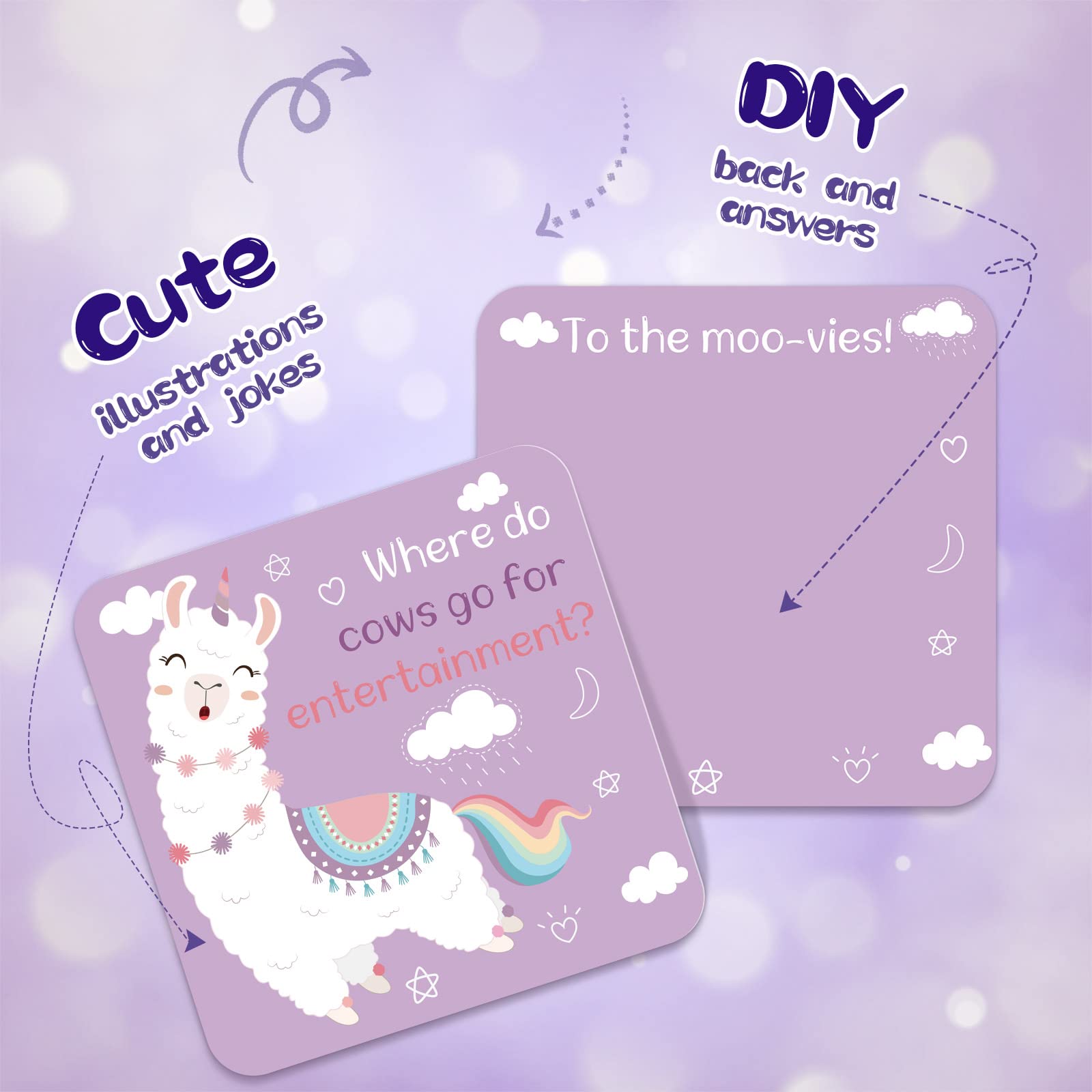 Snapklik.com : 80 Pcs Joke Cards For Lunchbox Girl Cute Lunchbox Notes ...