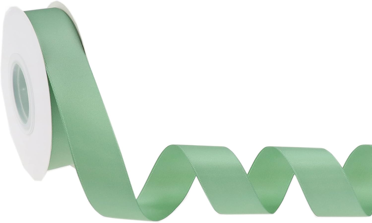 Amazon.com: DINDOSAL Sage Green Ribbon 1 Inch Sage Satin Ribbon Green ...