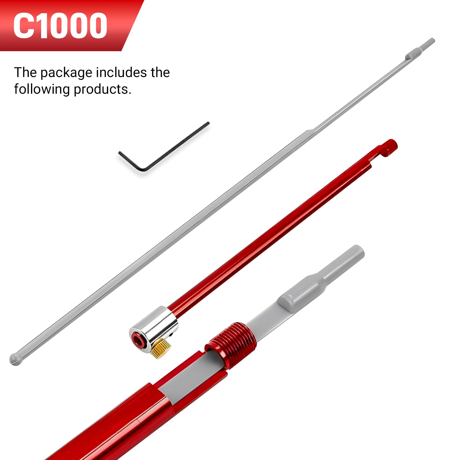 Snapklik.com : C1000-Lock Overall Length Gauge Straight, Compatible