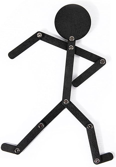 Amazon.com: Wooden Stickman Toy with Moving Limbs Educational Puzzle ...