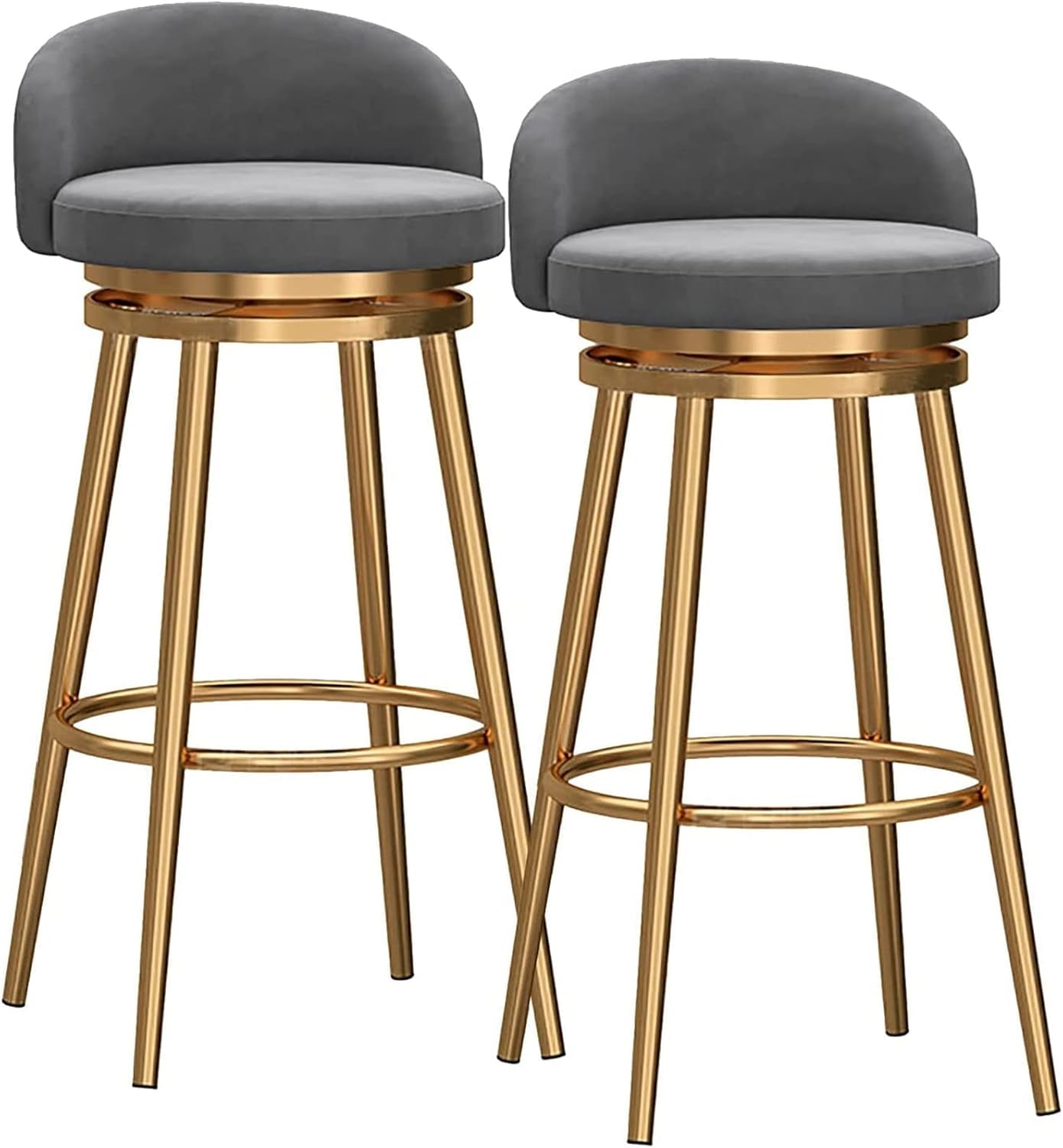 Amazon.com: Swivel Bar Stools Set, Bar Reception Room Chairs, Bar ...