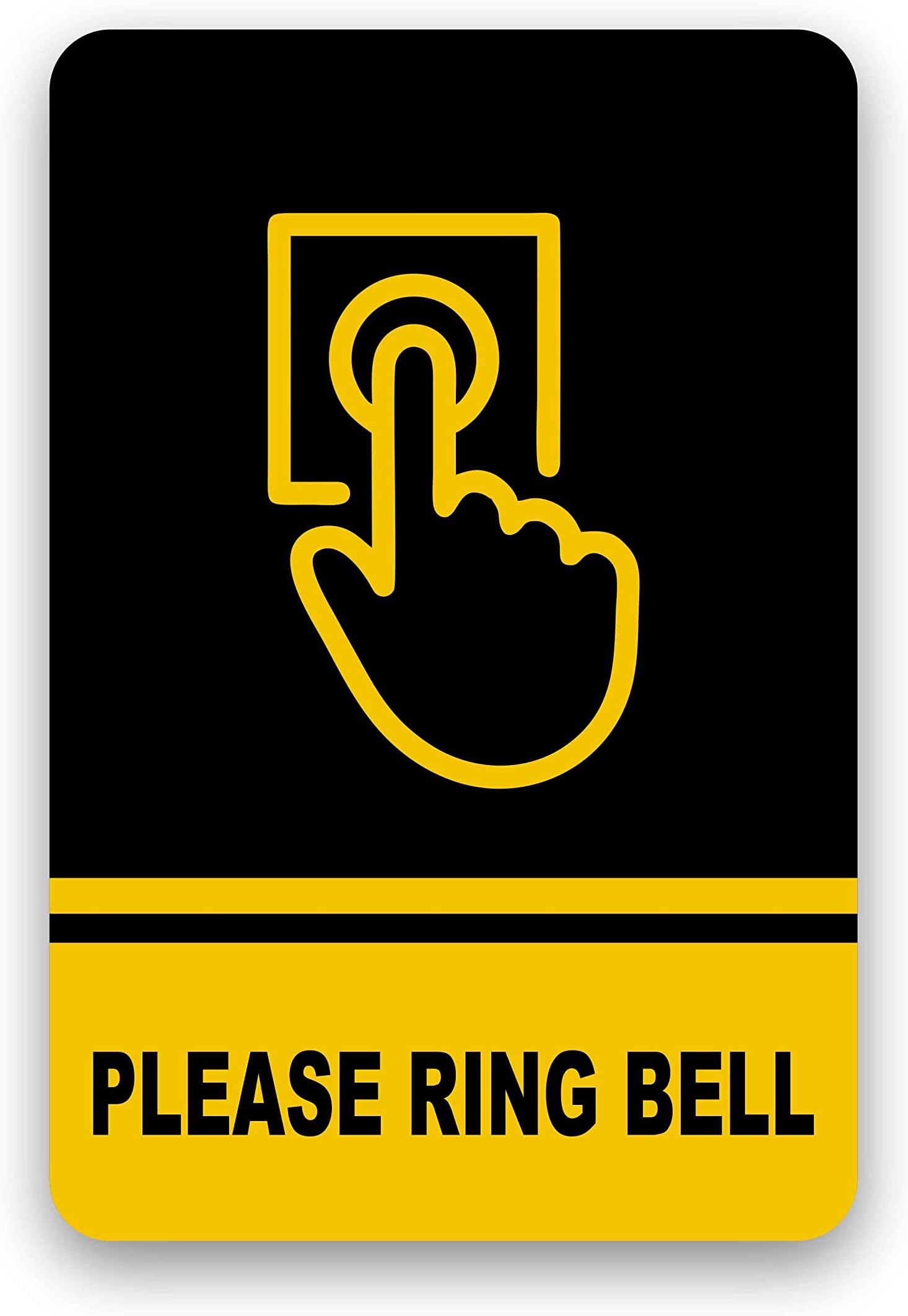 Please Ring The Bell Sign Stickers For Home Clinic Office Shops Self ...