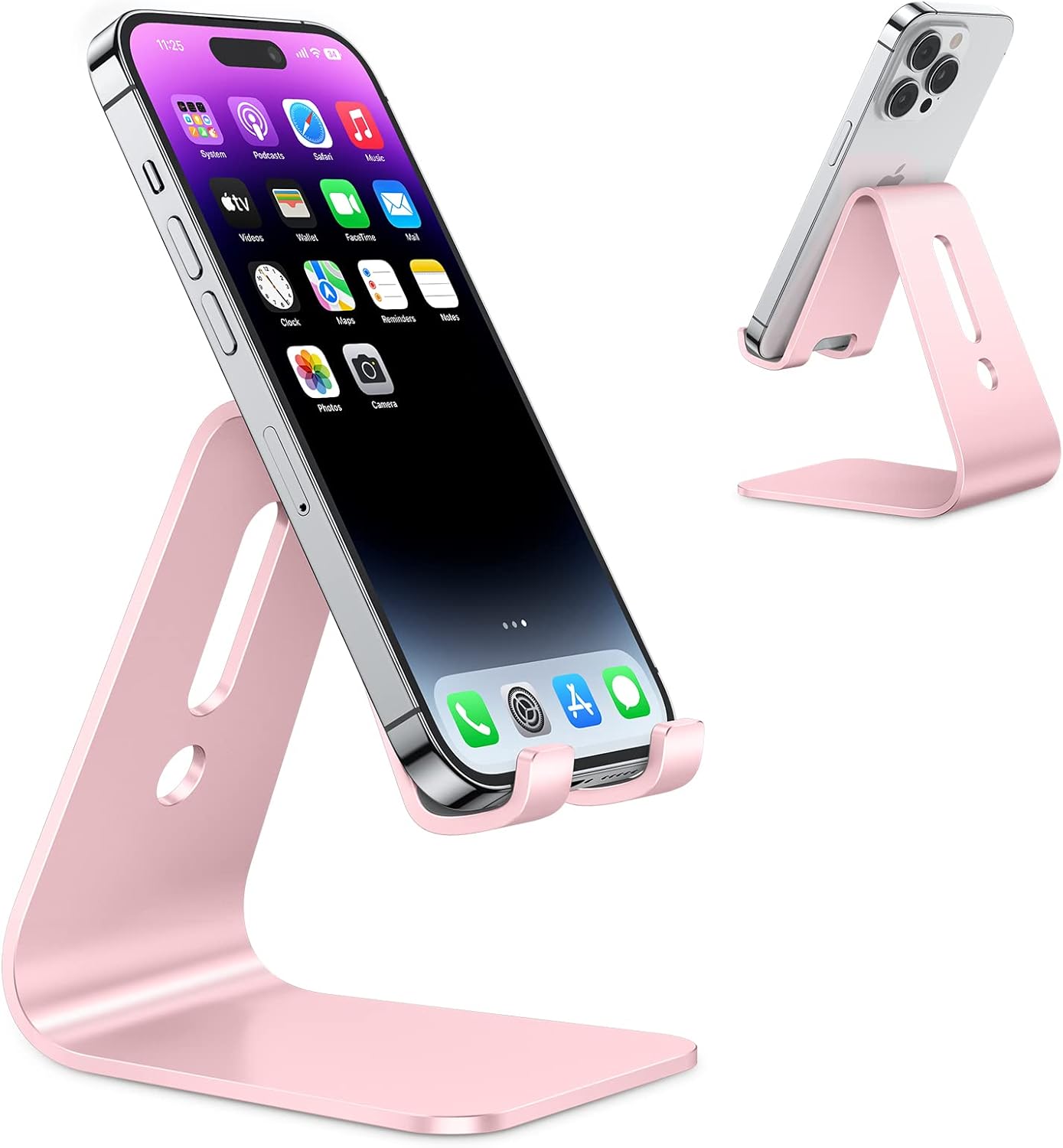 Amazon.com: OMOTON Upgraded Aluminum Cell Phone Stand, C1 Durable ...