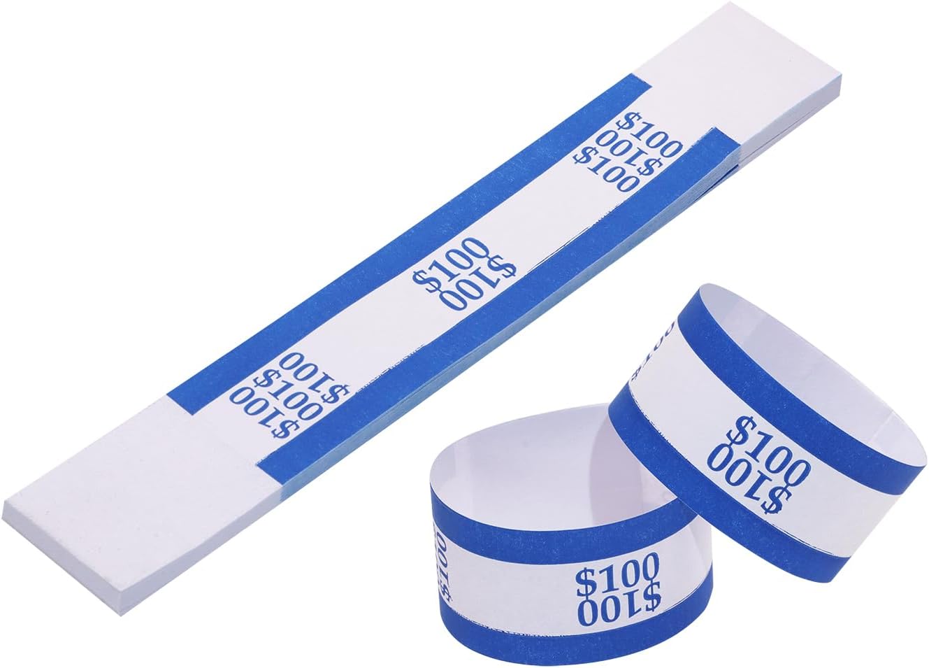 Amazon.com : ONLYKXY 50pcs Self Sealing Cash Currency Straps Money ...