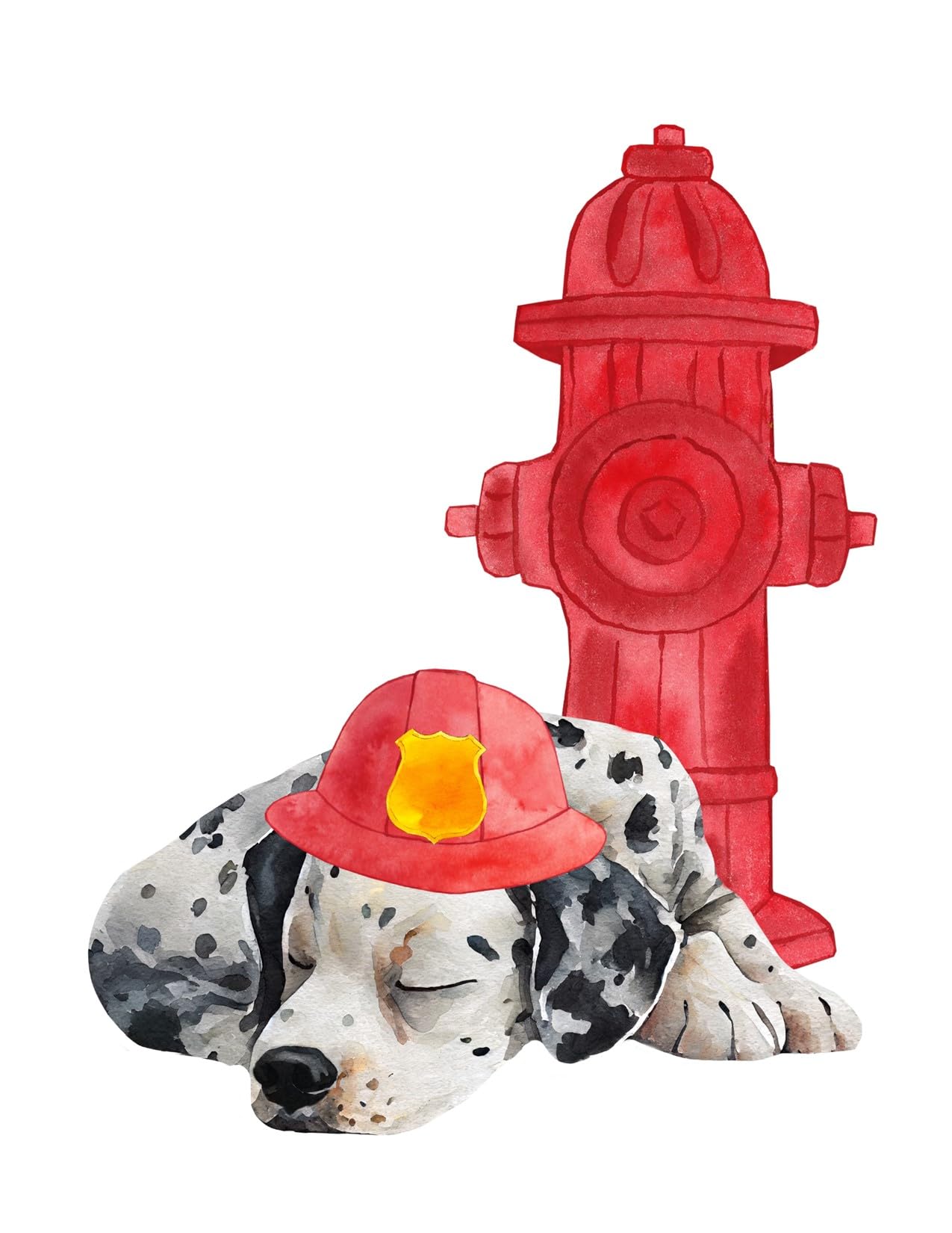 Puppy Dalmatian Fire Dog