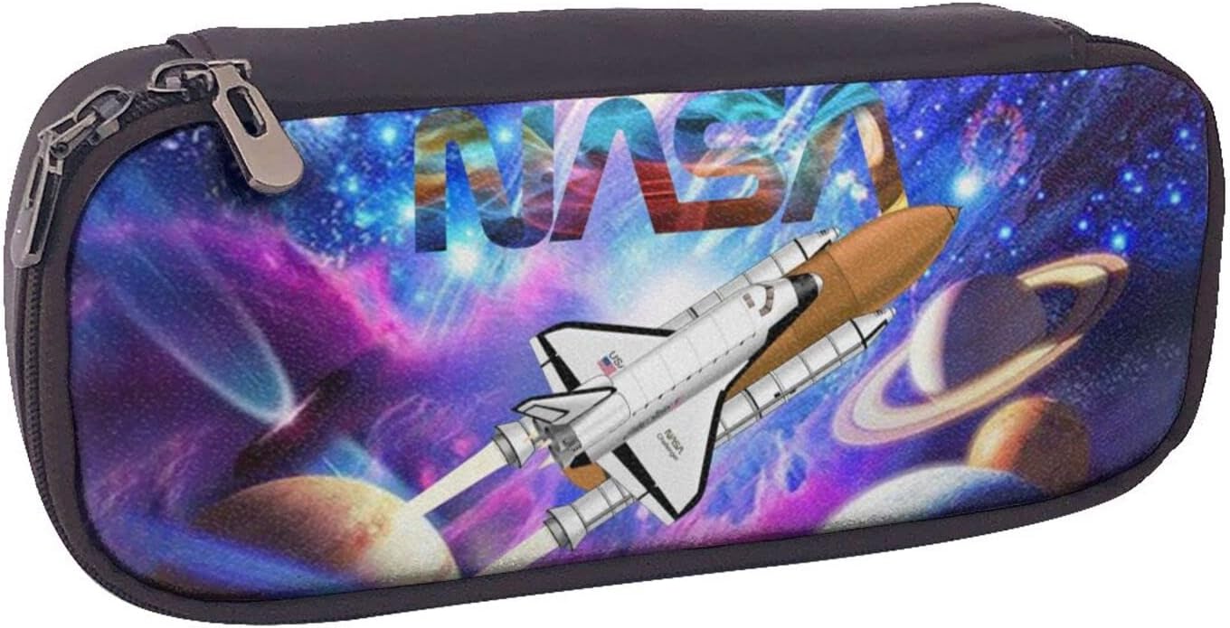 Amazon.com: KELIDIE Nasa Big Capacity Pencil Case Colored Floral Pencil ...