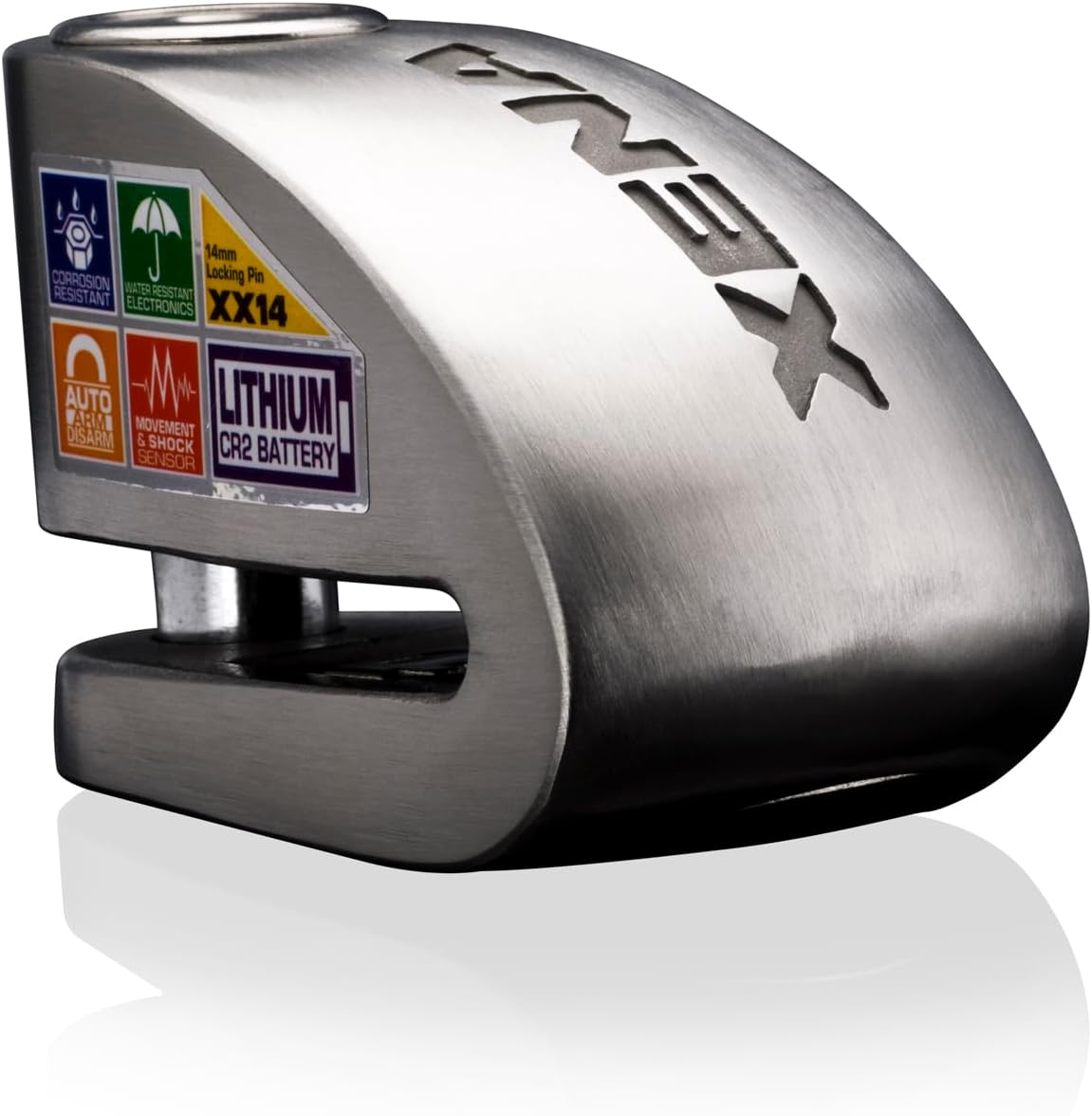 Amazon.com: XENA (XX10-Y Disc-Lock Alarm for Motorcycle, Yellow, Steel ...