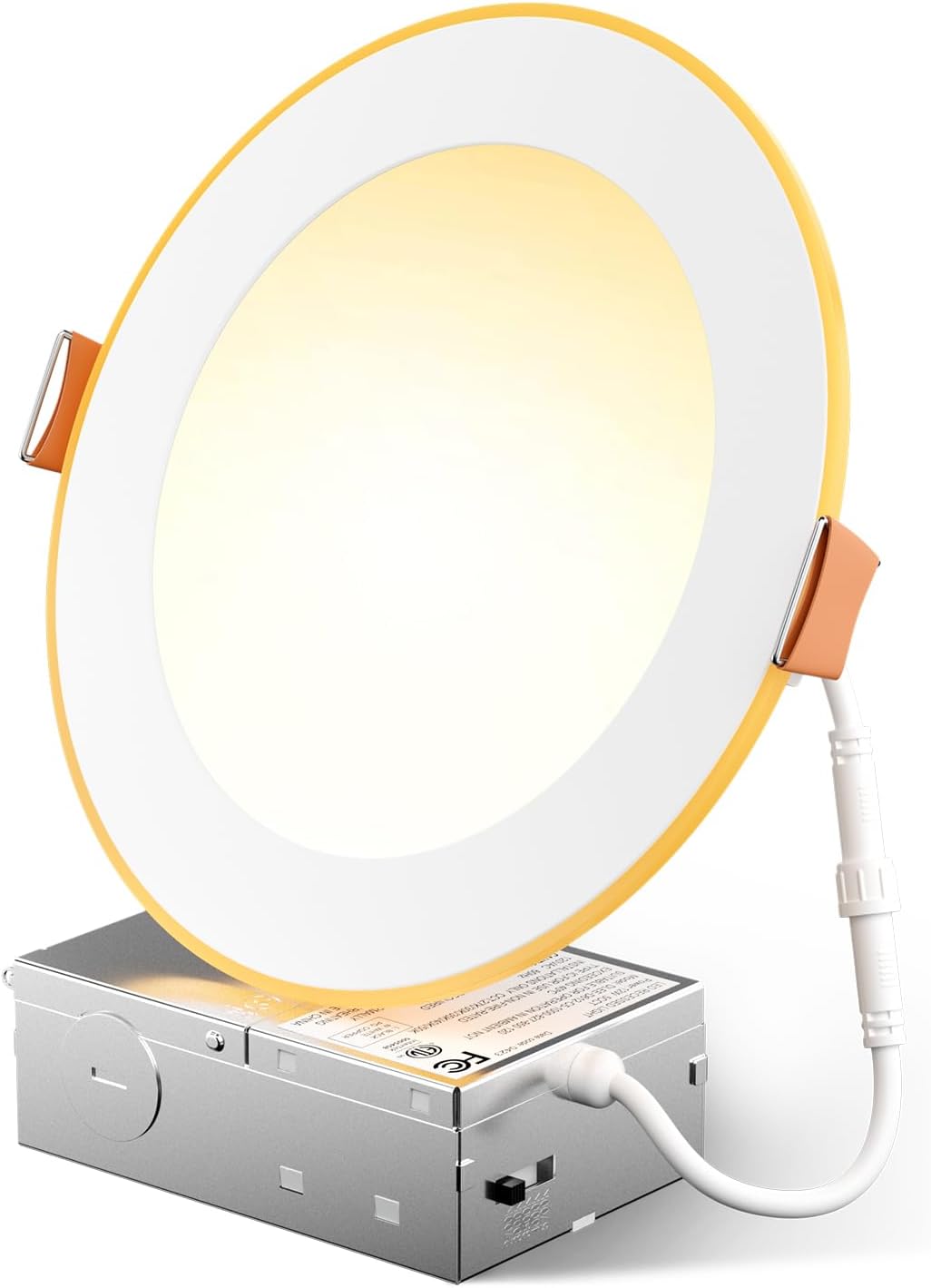 FREELICHT 1Pack 6 Inch 5CCT LED Recessed Ceiling Light with Night Light ...