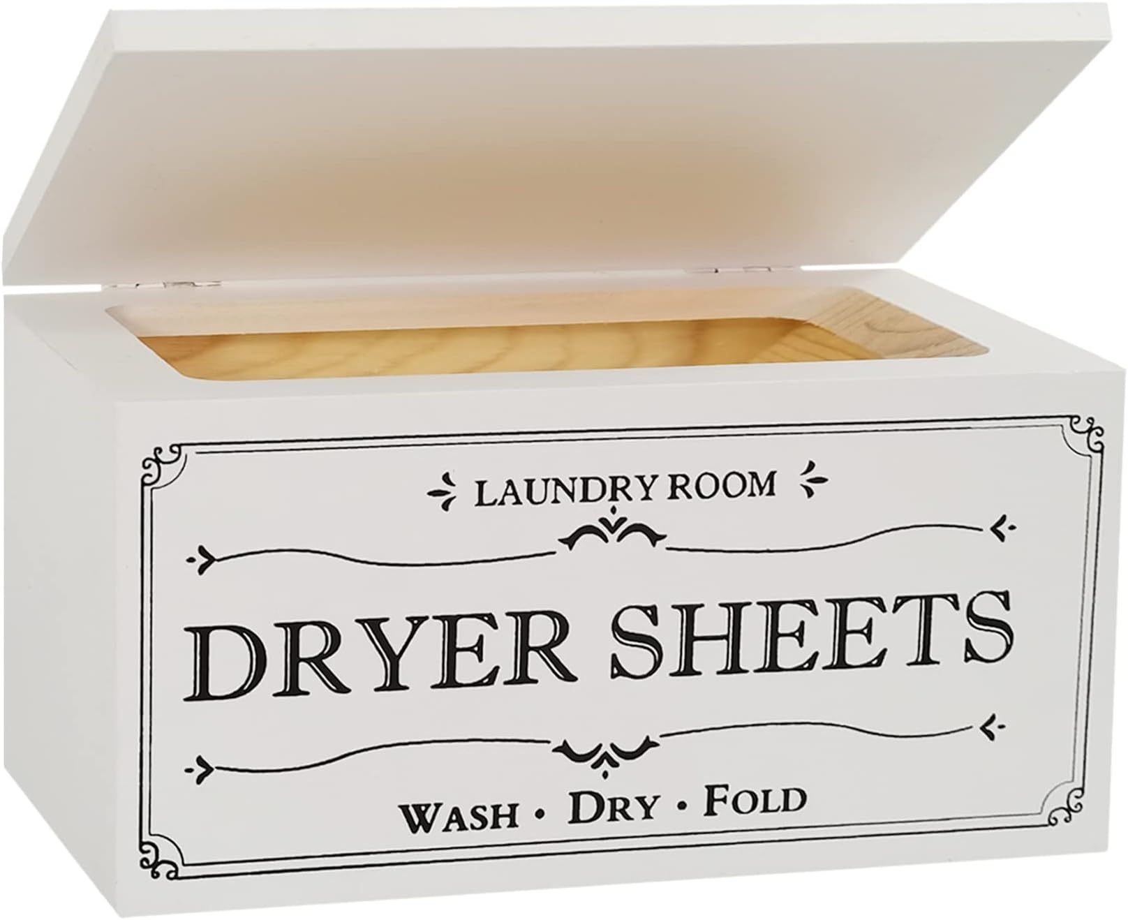Amazon.com: CXCVENY Dryer Sheet Container for Laundry Room Organization ...