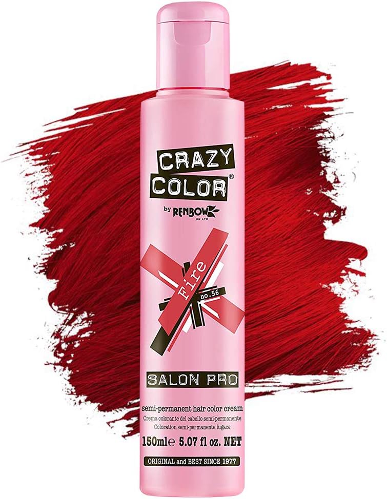Crazy Color Hair Dye - Vegan and Cruelty-Free Semi Permanent Hair Color ...